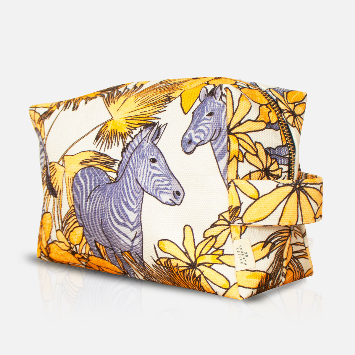 Zebra Wash Bag – 20 Seventh Letter